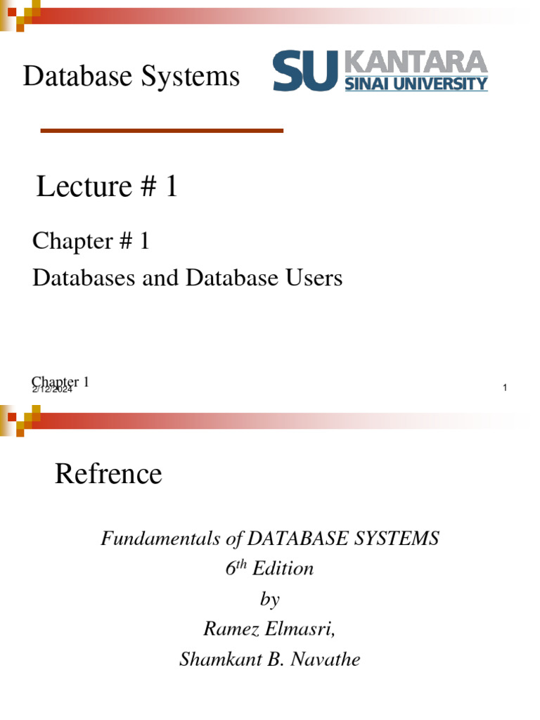 Lec 1 | Download Free PDF | Databases | Data