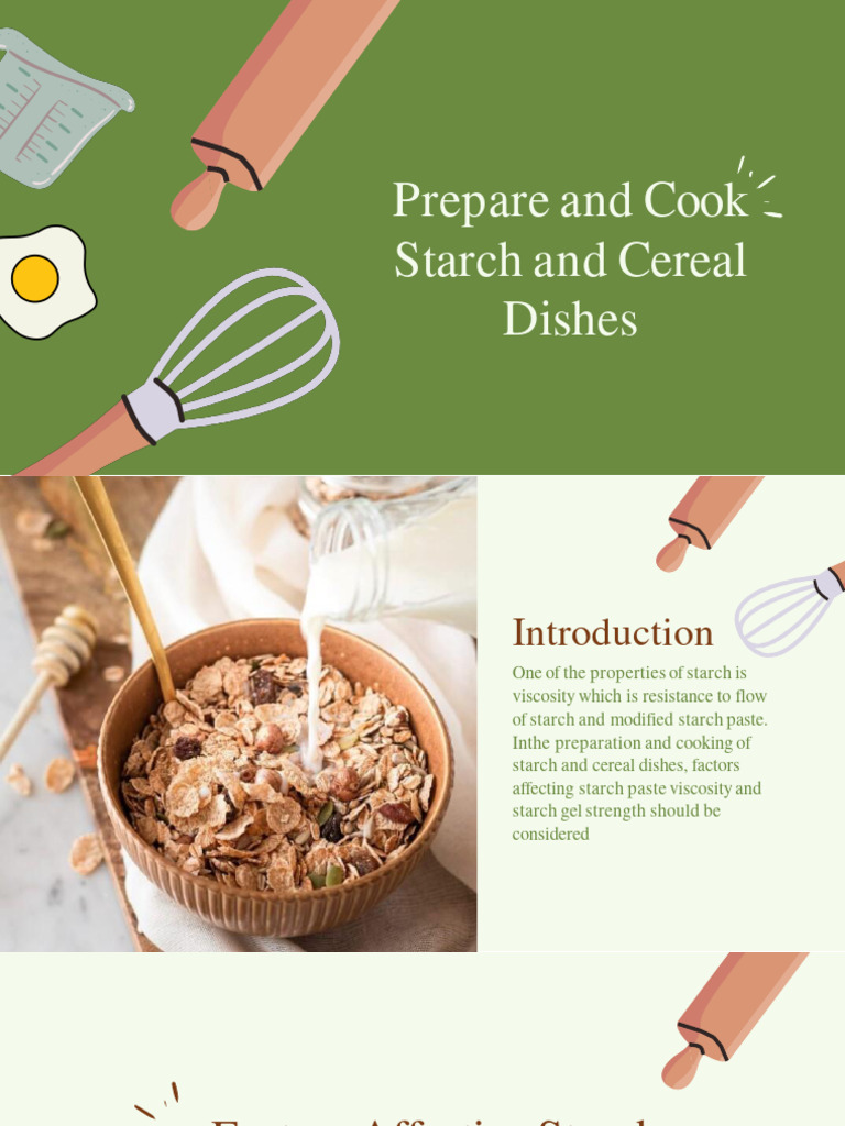 Reports | PDF | Starch | Cooking