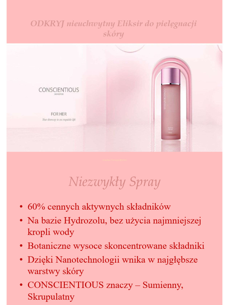 Prezentacja Conscientious | PDF