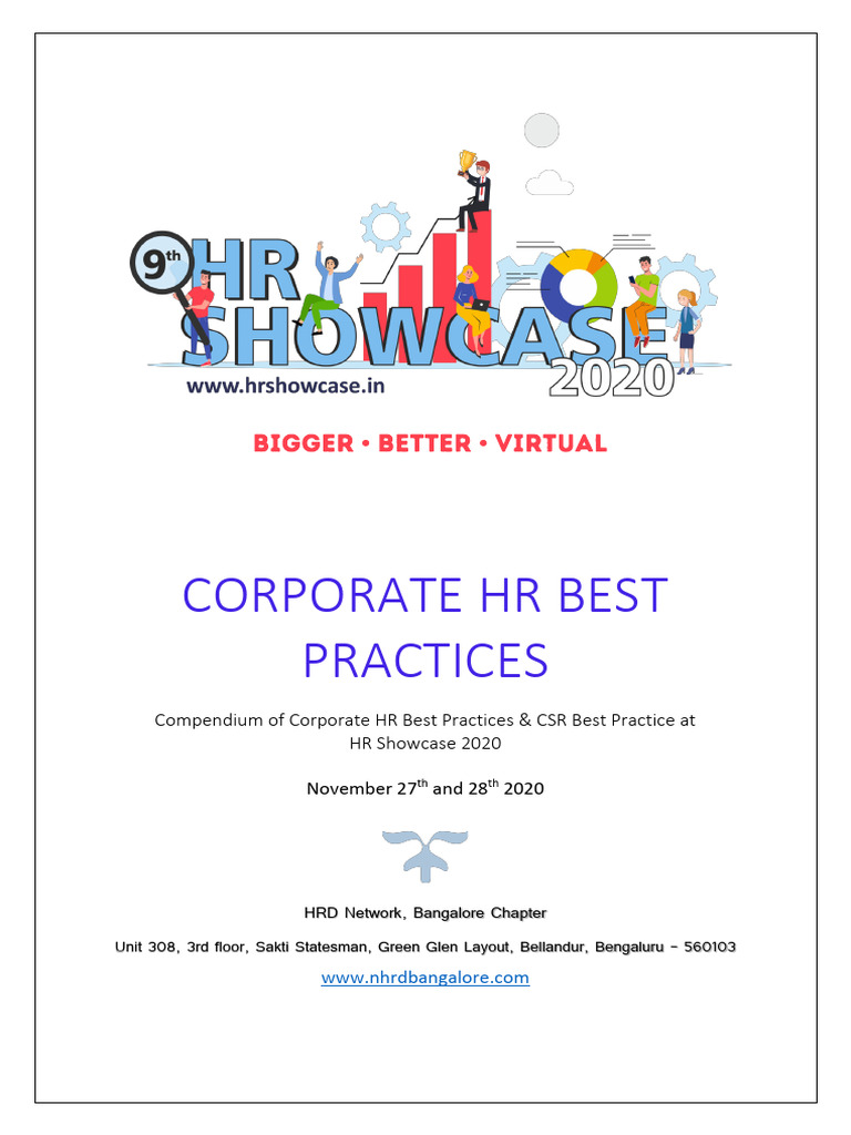 NHRD-HR-Showcase-2020 | PDF | Well Being | Employment