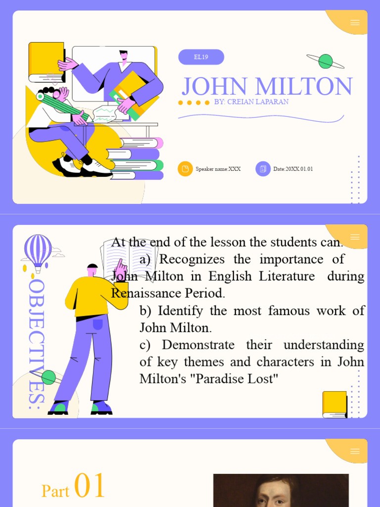 Creian (John Milton) | PDF | Paradise Lost | Adam And Eve