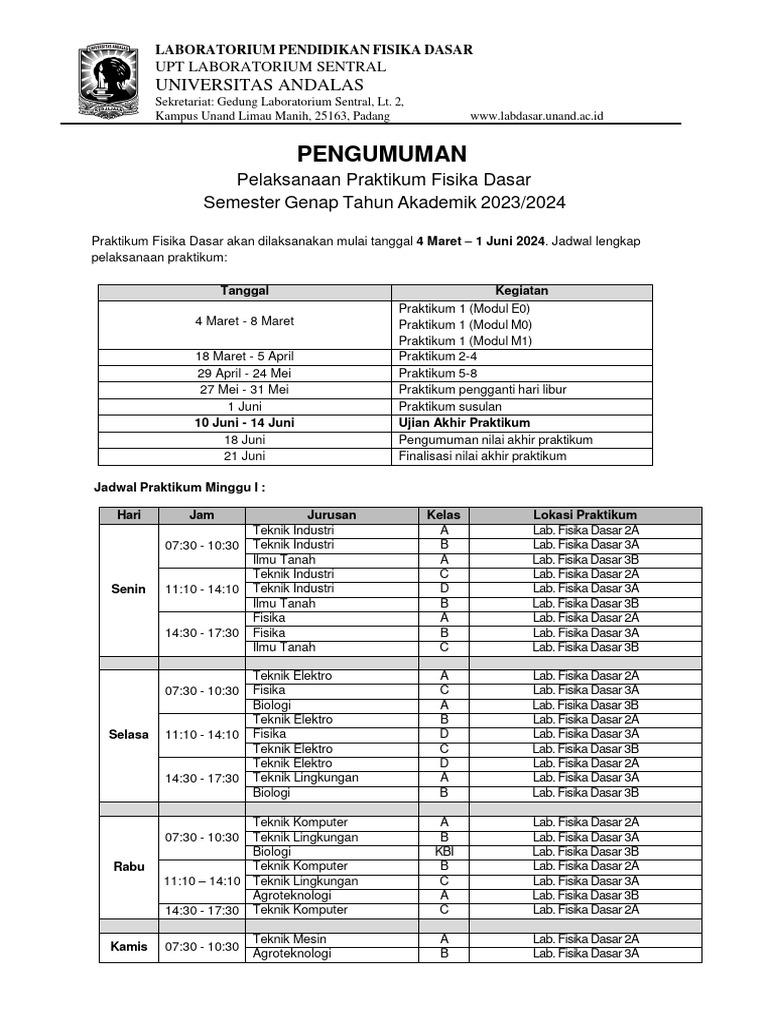 Teknis Praktikum LPFD Genap 2023 2024 Ex2 1 | PDF