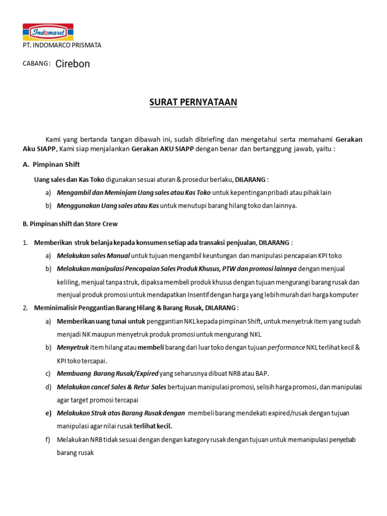 CRB - F4ra - Projo Sumarto | PDF