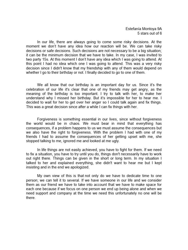 Essay Samples | PDF
