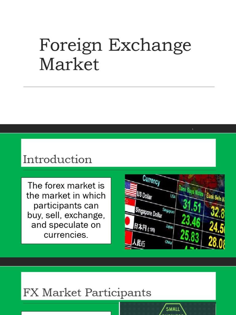 Foreign Exchange market | PDF | Foreign Exchange Market | Exchange Rate