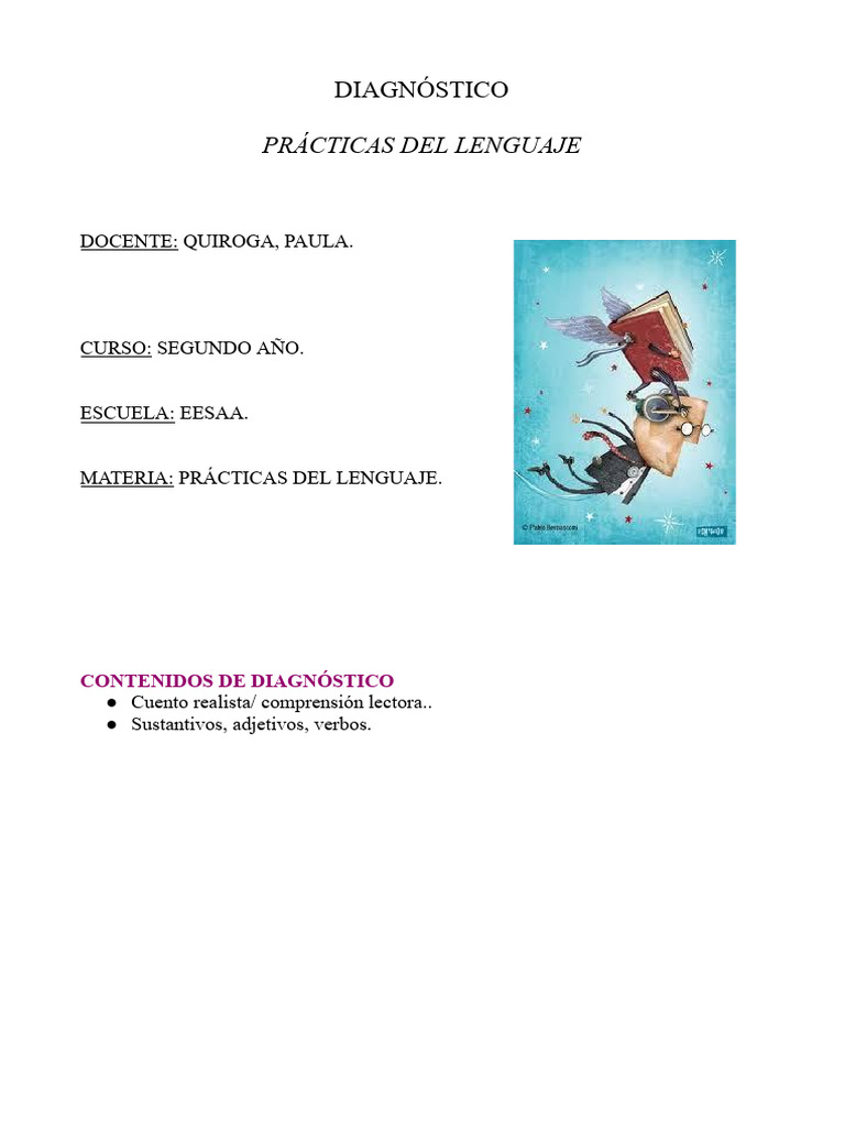 2do Diagn Stico | PDF | Sintaxis