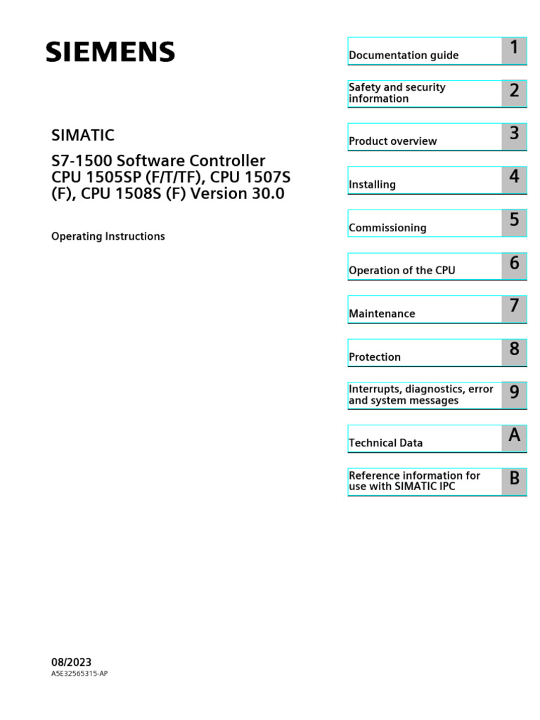 s71500 Cpu150xs Manual en-US en-US | PDF | Computer Security | Security