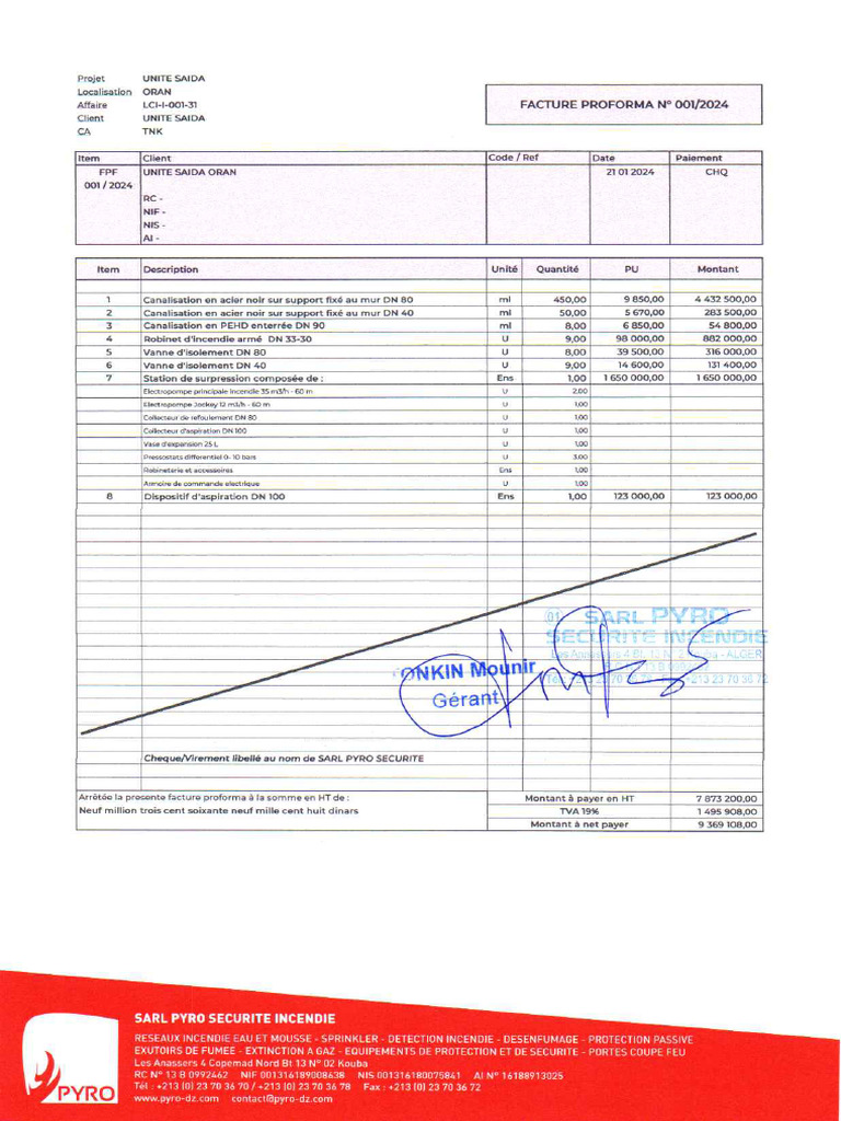 PYRO FPF 001-24 | PDF