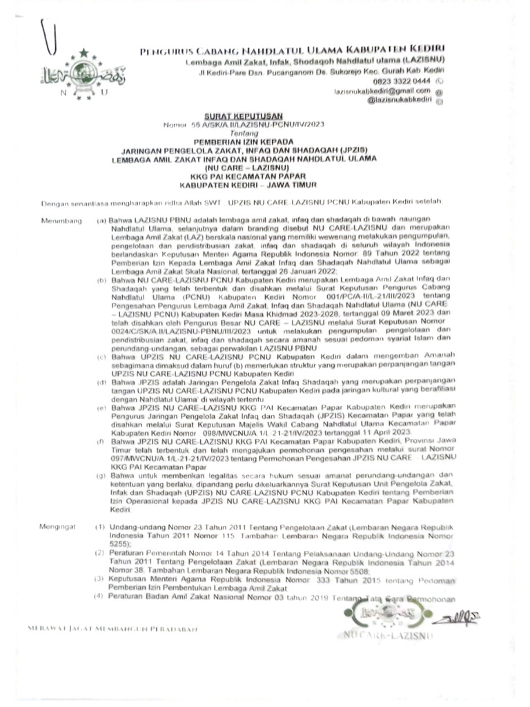 SK Amil Lazisnu KKG Pai Papar 2023-2025 | PDF