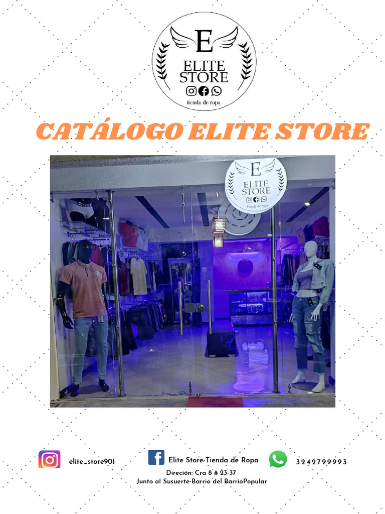1 Catálogo Elite Store Comprimido | PDF | Ropa | Moda