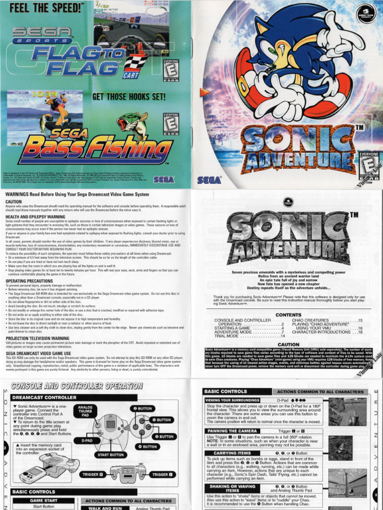Sonic Adventure | PDF