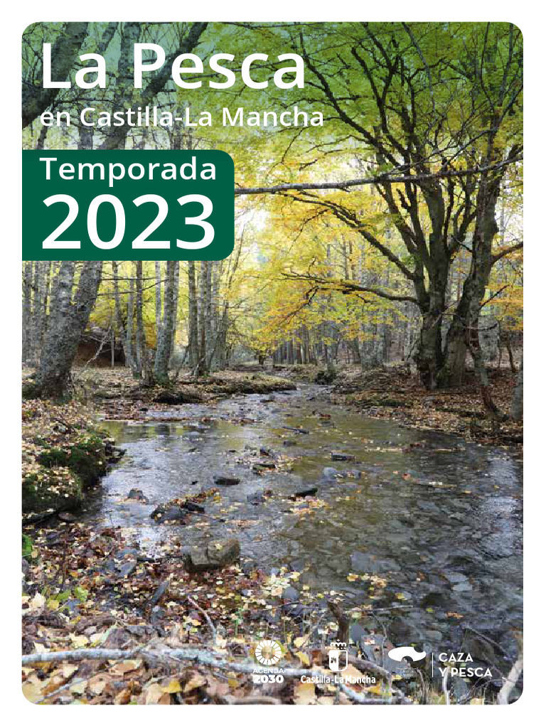 Folleto Veda Pesca 2023 | Descargar gratis PDF | Trucha | Pesca con caña