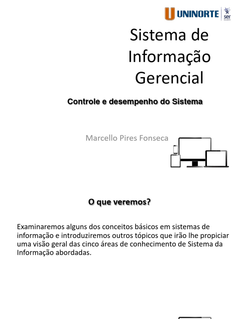 Aula 6 - SISTEMA DE INFORMAÇÃO GERENCIAL | Download grátis PDF ...