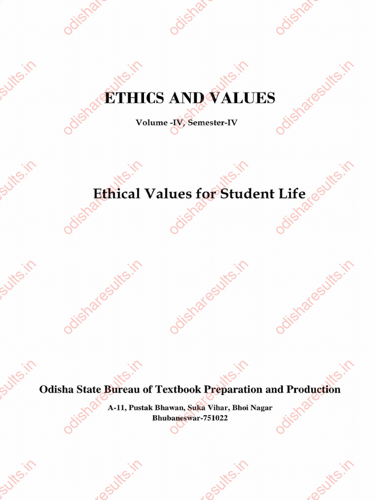 4sem Ethics Book | PDF