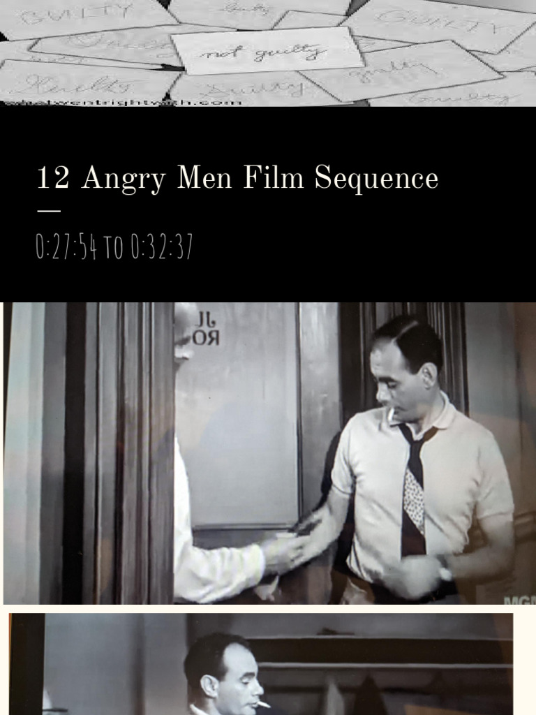 12 Angry Men Film Sequence | PDF