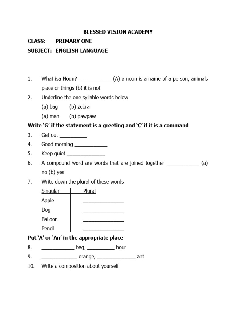 Blessed Vision Academy Second Term 2022 | PDF | Fertilisation | Malaria