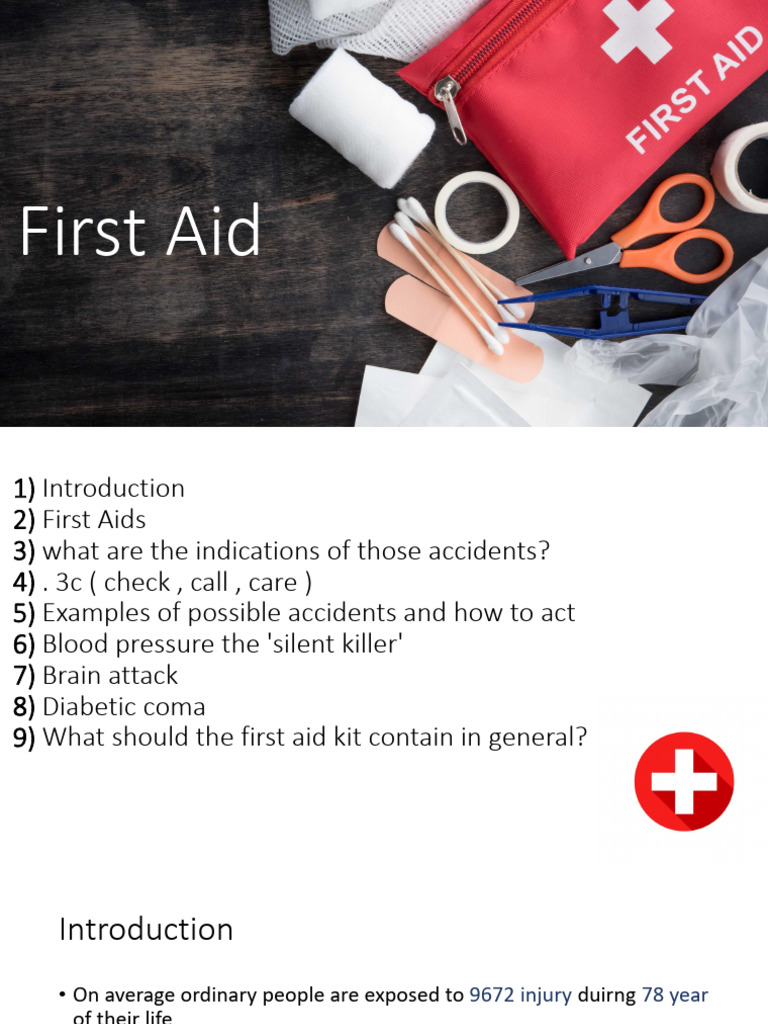 Presentation - First Aid | PDF | Stroke | First Aid