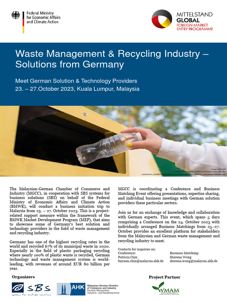 Waste Management & Recycling Industry - Solutions From Germany ...