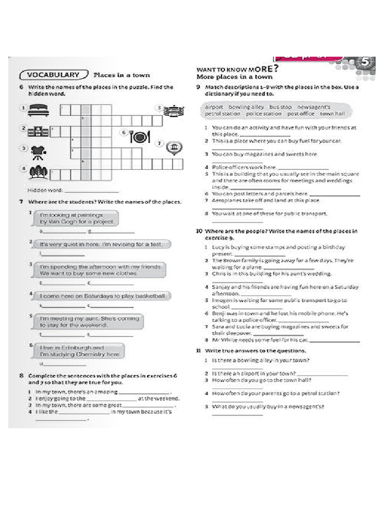 Workbook Unit 3 | PDF