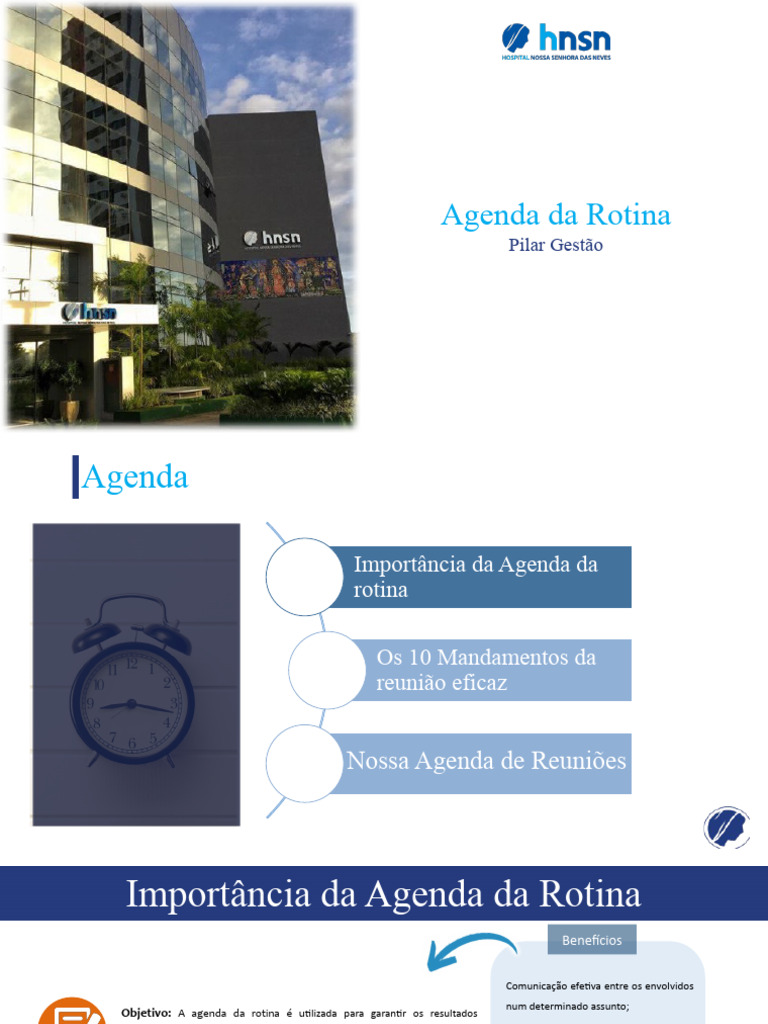 Agenda Da Rotina | PDF | Carreira e Crescimento