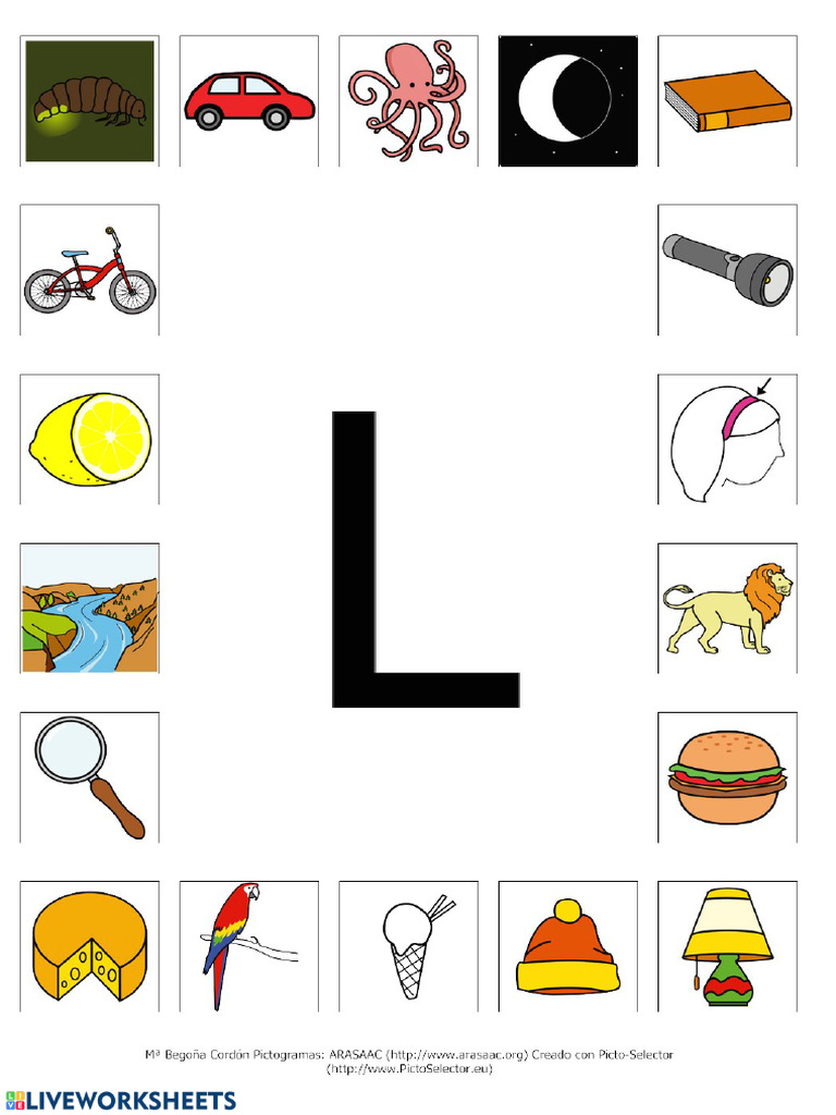 concienca fonologica letra l | PDF