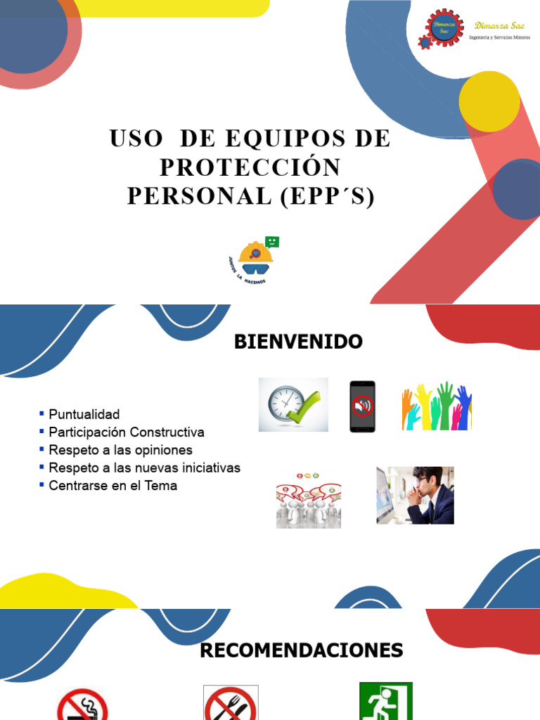 USO DE EQUIPOS DE PROTECCIÓN PERSONAL (EPP´S) | PDF | ruido | Guante