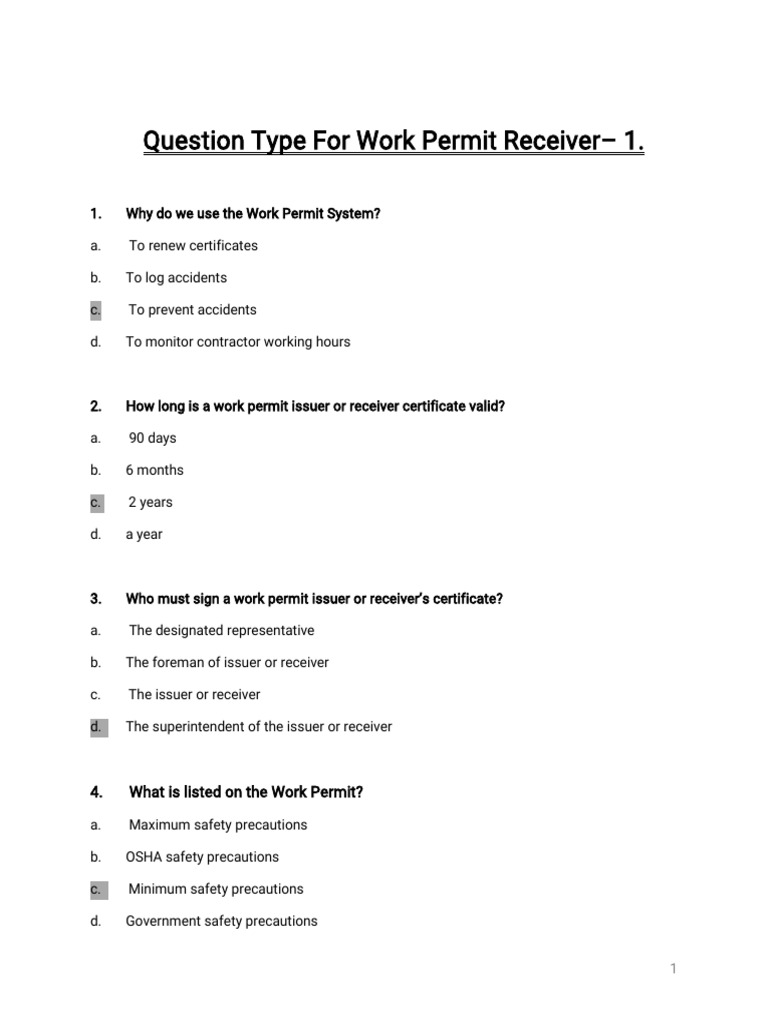 Aramco WPR Practice Questions | PDF