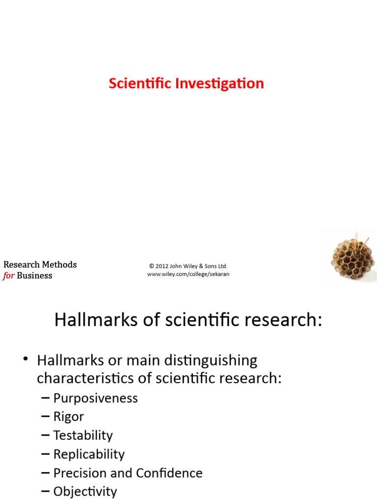 Scientific Investigation 1 | PDF | Inductive Reasoning | Scientific Method