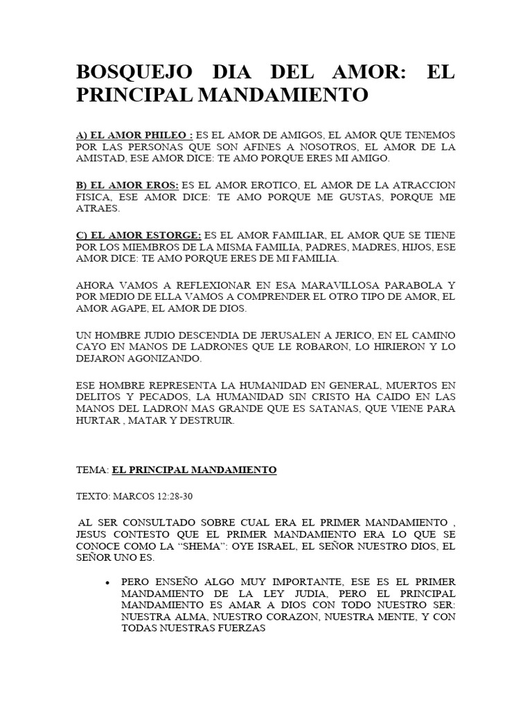 El Amor | PDF | Amor | Creencia religiosa y doctrina