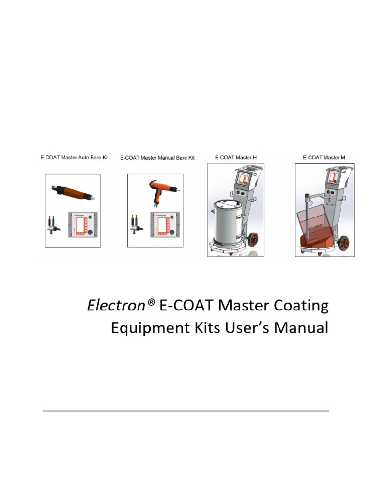 E Coat Master Manuel Kitl Llanm Ynergesi v1 Eng | PDF | Safety | Occupational Safety And Health