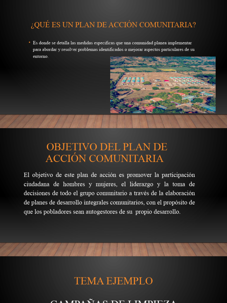 PLAN DE ACCIÓN COMUNITARIO | PDF | Residuos | Vertedero