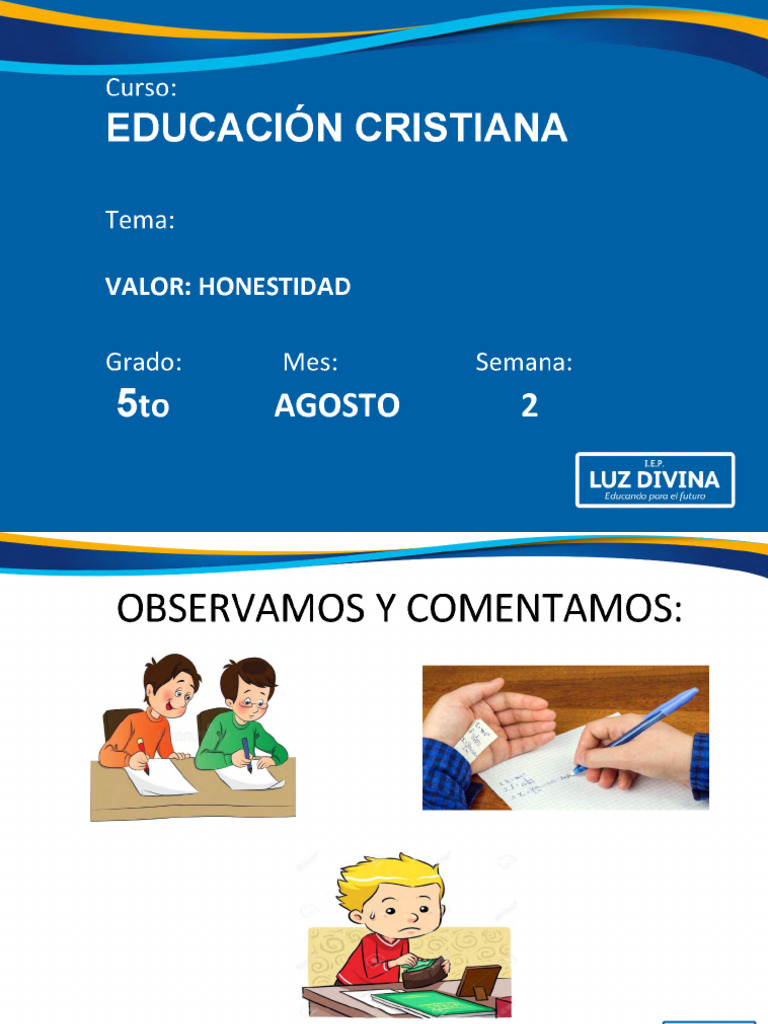 Valor de La Honestidad | PDF