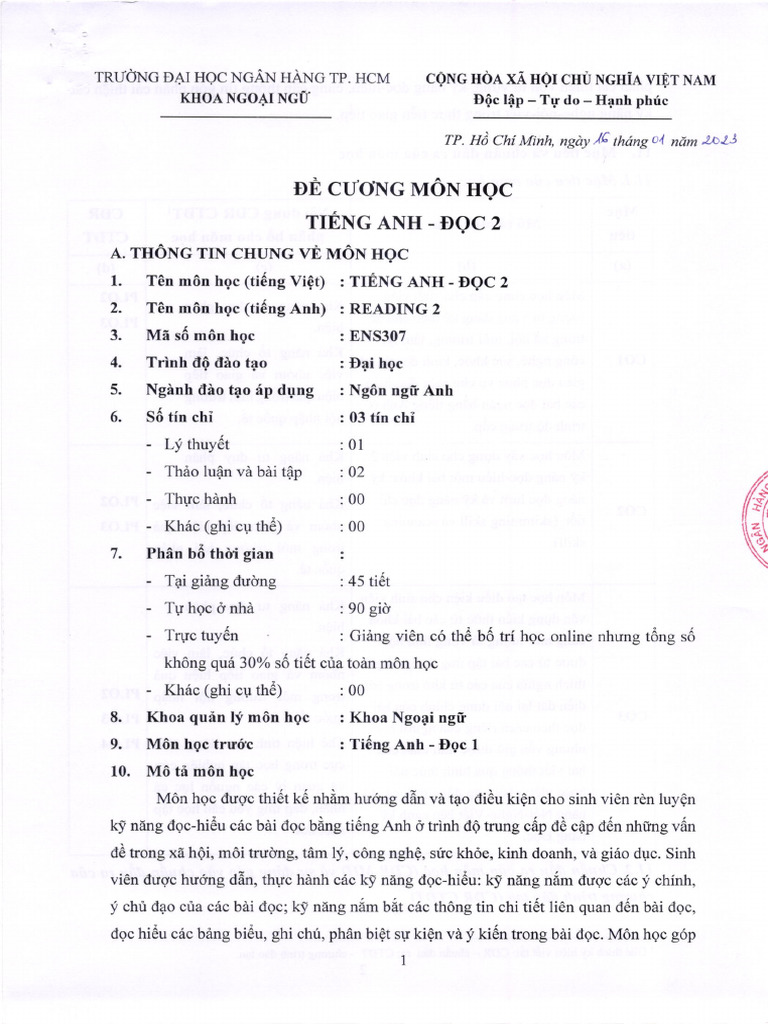 Tieng Anh - Doc 2 | PDF