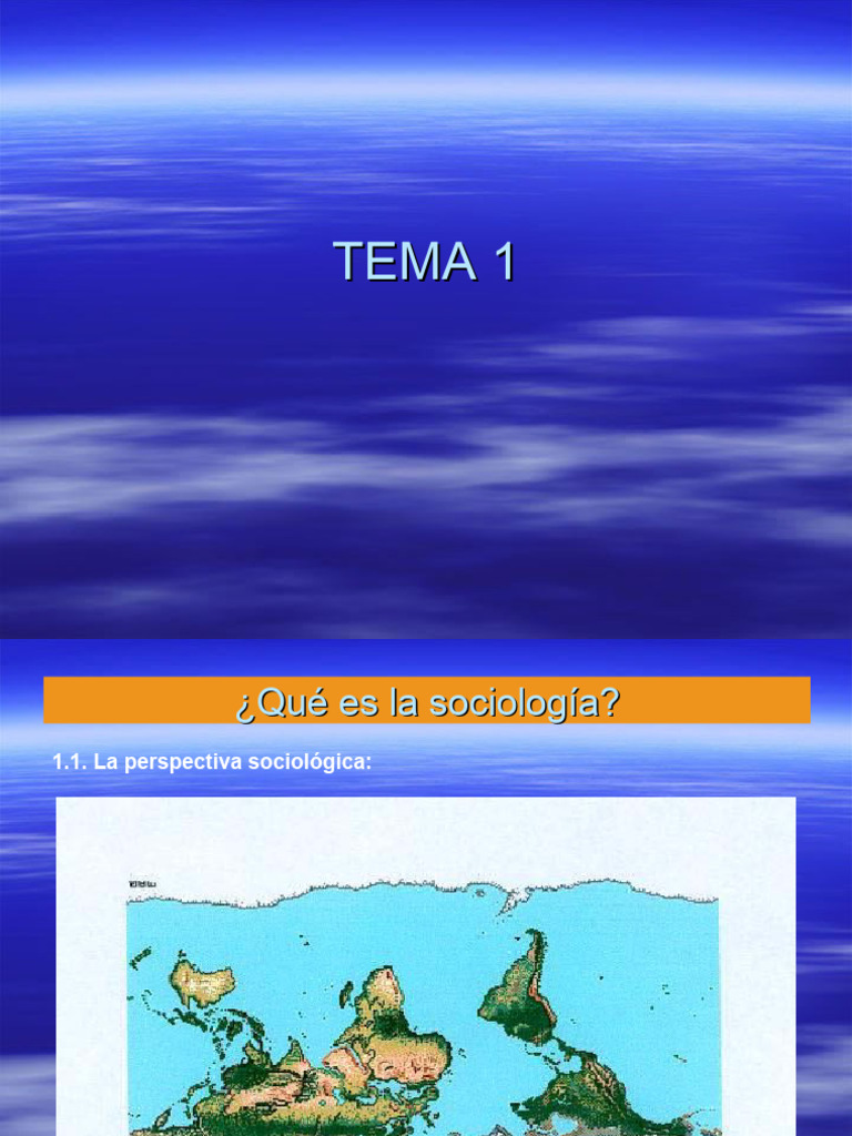 Tema 1 Se | PDF | Sociología | Emile Durkheim