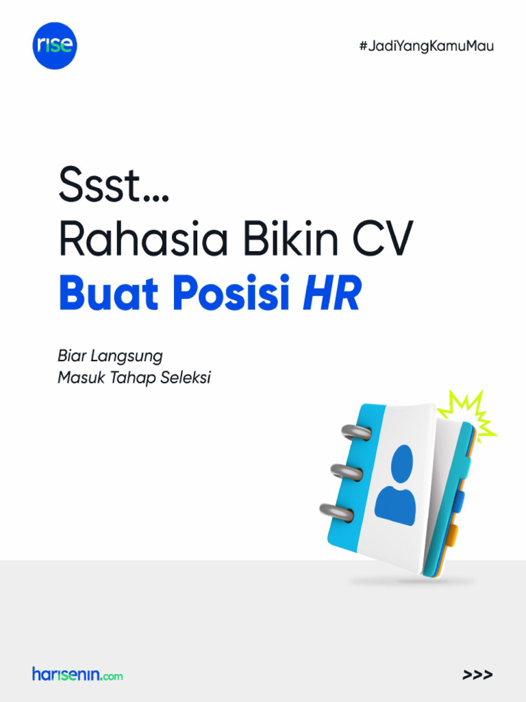 Contoh Bikin CV Role HR + Tipsnya | PDF