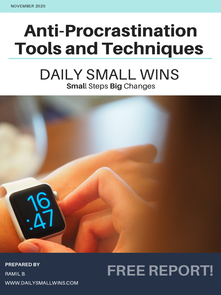 Anti-Procrastination Tools - Ver 0-3 | PDF | Procrastination ...