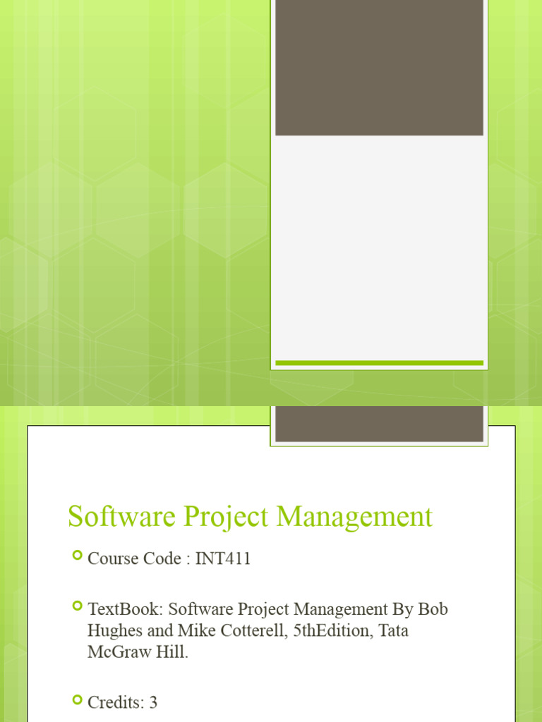 1.SPM - CH - 1lecture 1 | PDF | Project Management | Software