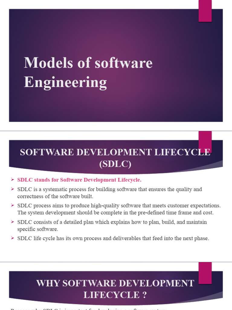 Modelssdlc | PDF | Software Development Process | Software Prototyping