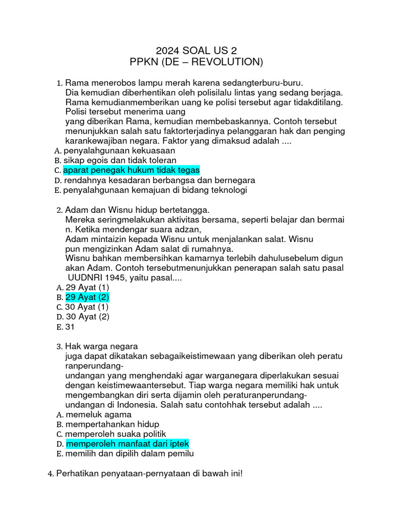 PPKN Asaj 2024 k13 Derep | PDF