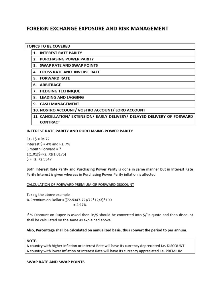 Forex Notes | PDF