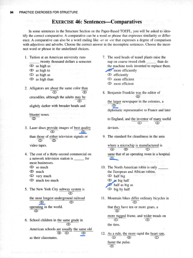 Comparatives Sentences | PDF | Linguistic Morphology | Linguistics