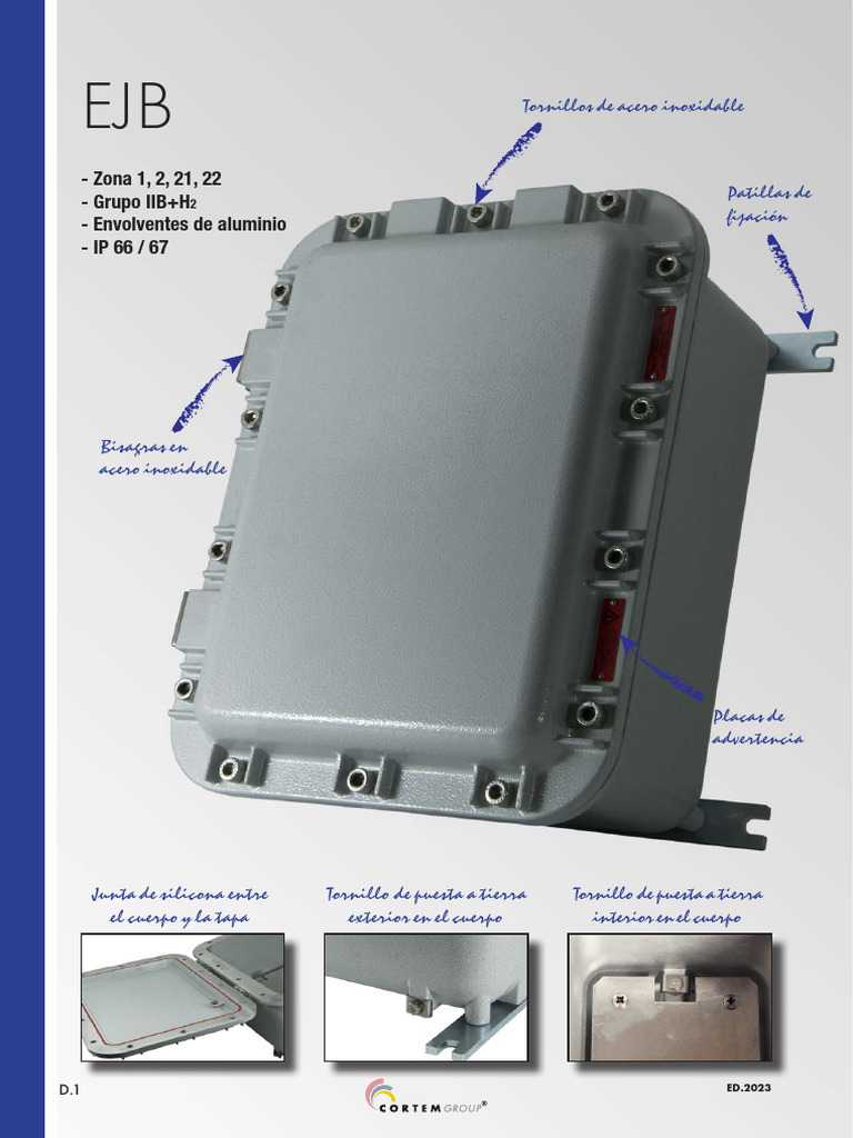 GABINETES-ejb Es | PDF | Relé | Tornillo GABINETES-ejb Es | PDF | Relé | Tornillo