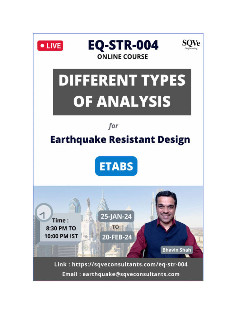 Advanced Seismic Design Course | PDF | Mechanics