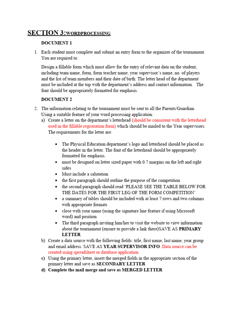 Tournament Word New 1 | PDF