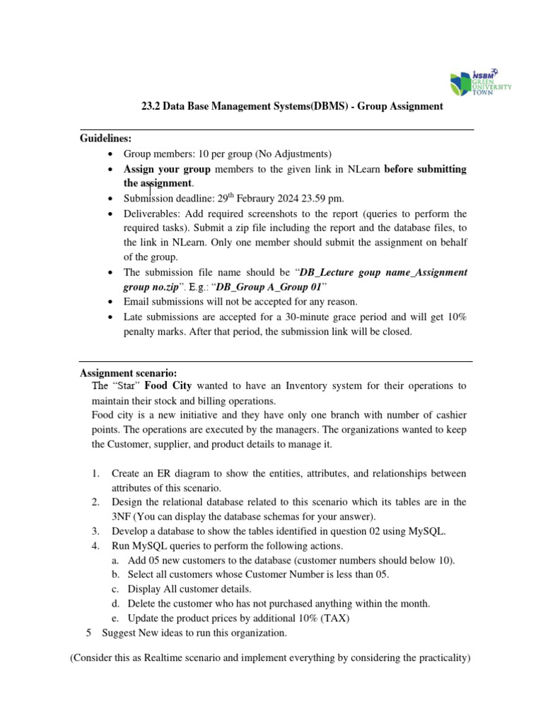 Group Assignment | PDF