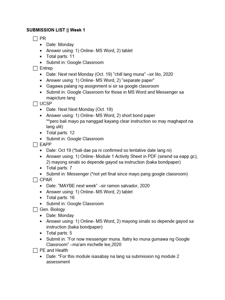 Week 1 Summary | PDF