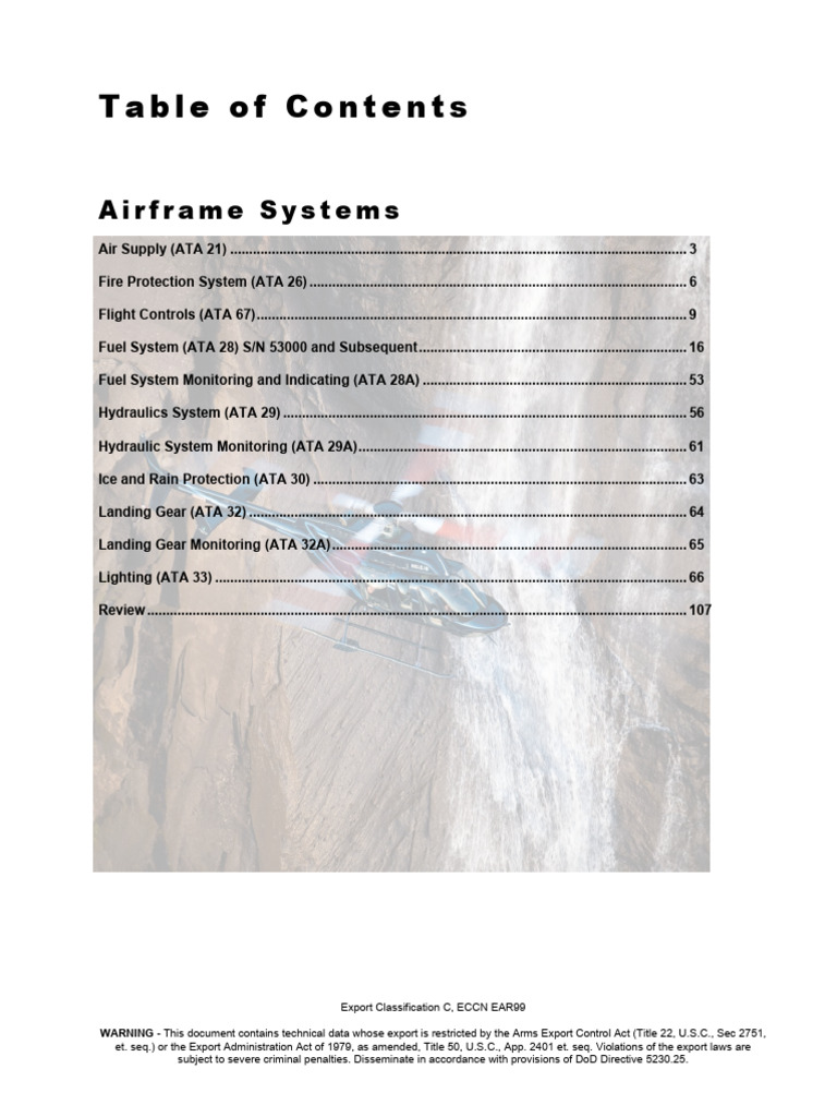04 407 - 407GX - 407GXi B2 Airframe Systems 2023MAY24 | PDF | Helicopter Rotor | Manufactured Goods