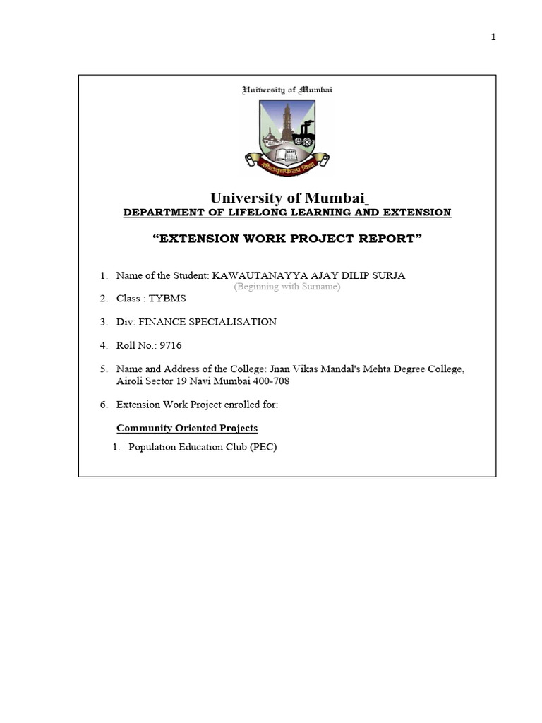 Ajay Dlle Projectbook | PDF