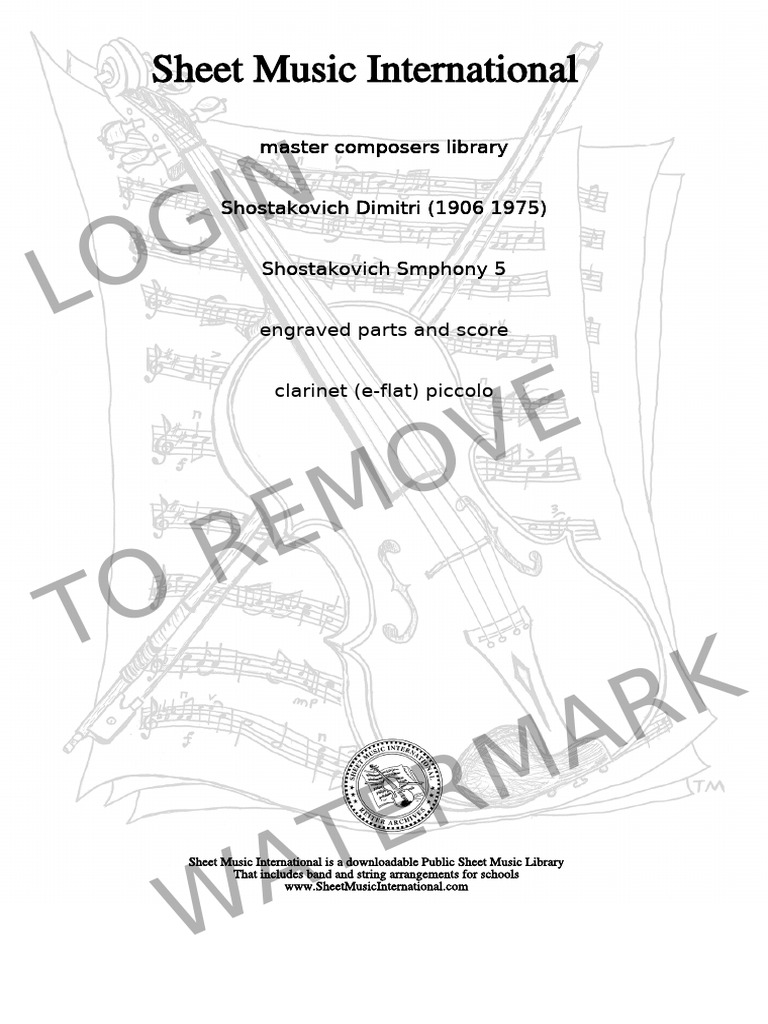 Clarinet (E-Flat) Piccolo | PDF | Elements Of Music | Compositions