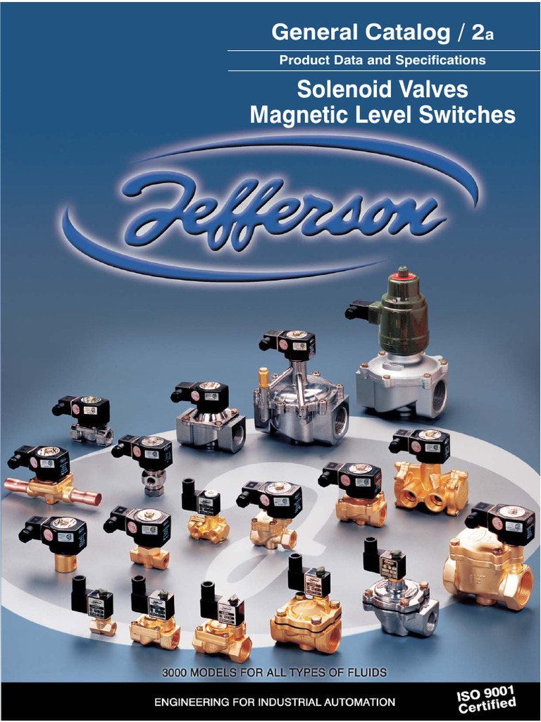 Válvulas a Solenoide - Jefferson | PDF | Valve | Pressure